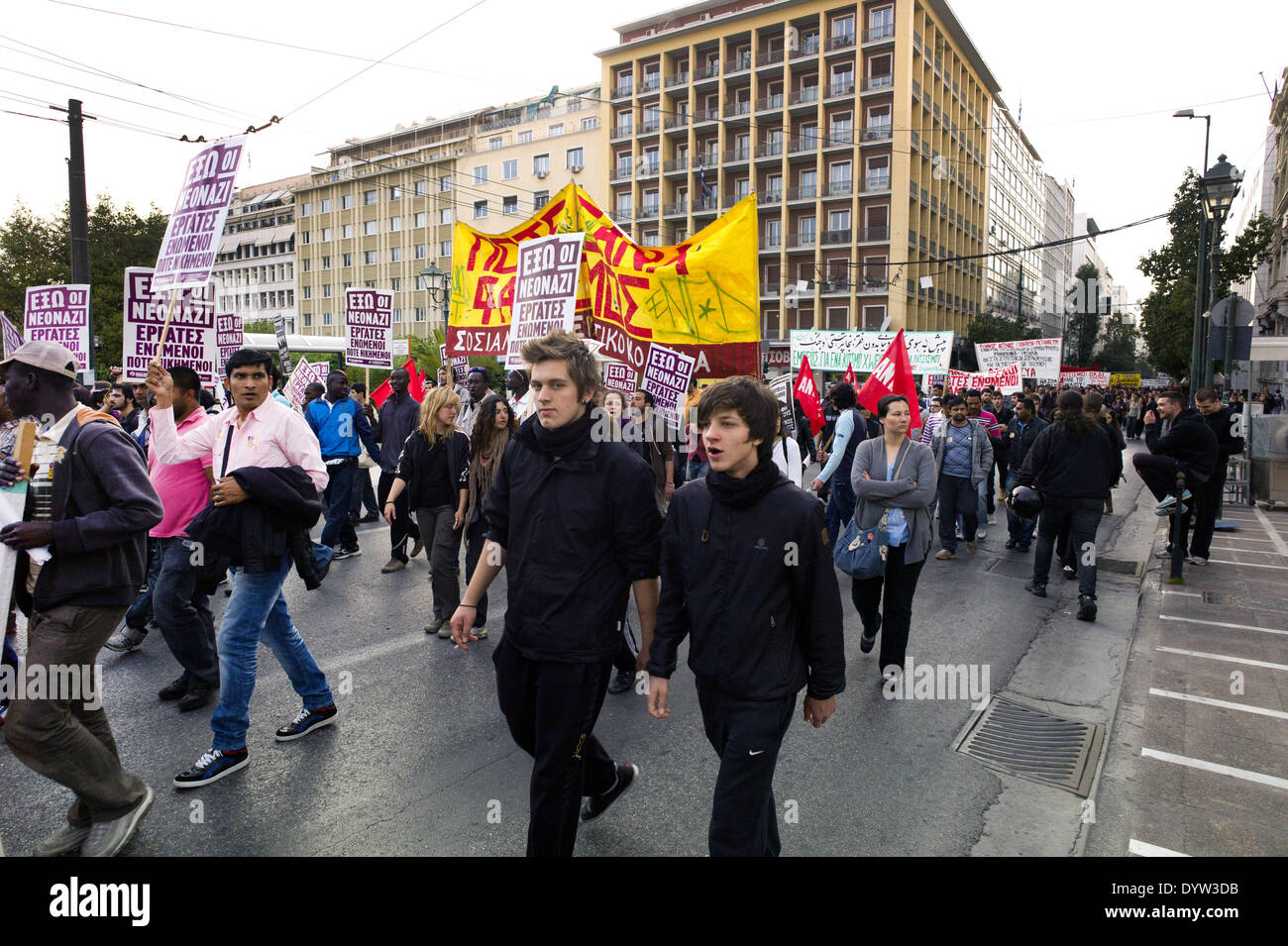 Rally demonstration unrest hi-res stock photography and images - Alamy