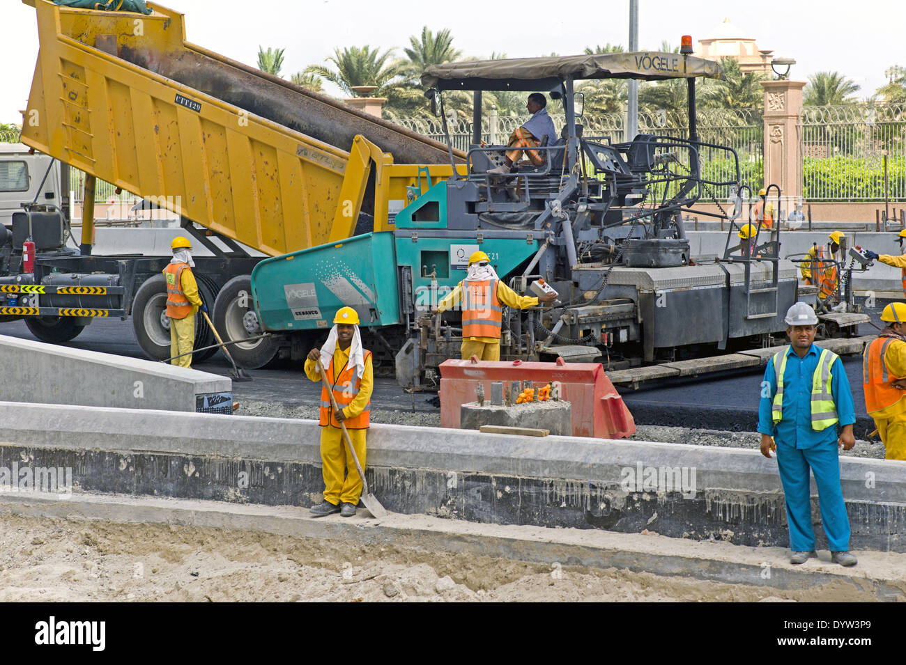 Construction Site Of The Etihad Towers In Abu Dhabi High Resolution ...