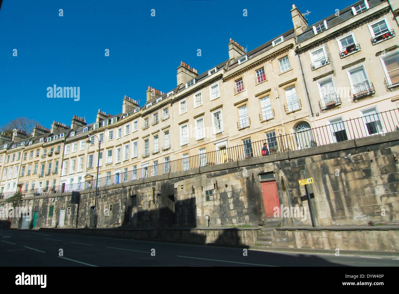 Streets of Bath and its buildings Stock Photo - Alamy