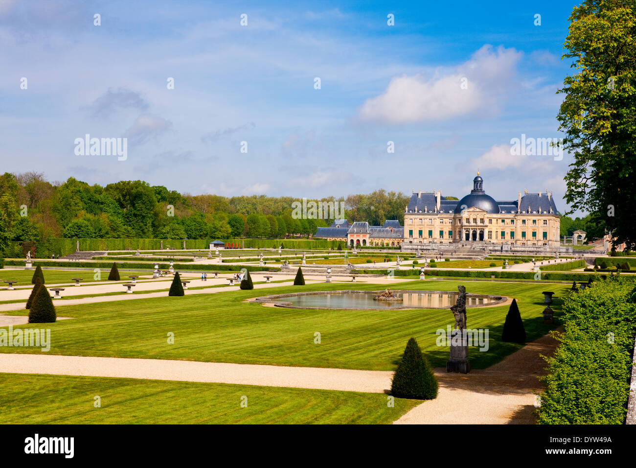 Chateau of vaux le vicomte hi-res stock photography and images - Alamy