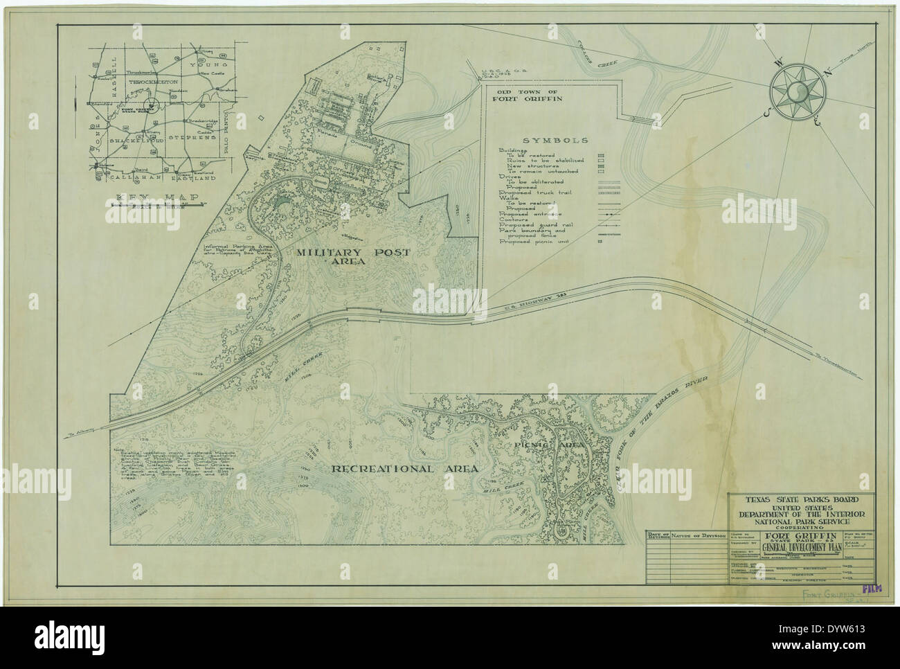Fort Griffin State Historic Park, located in Texas, is a preserved site ...