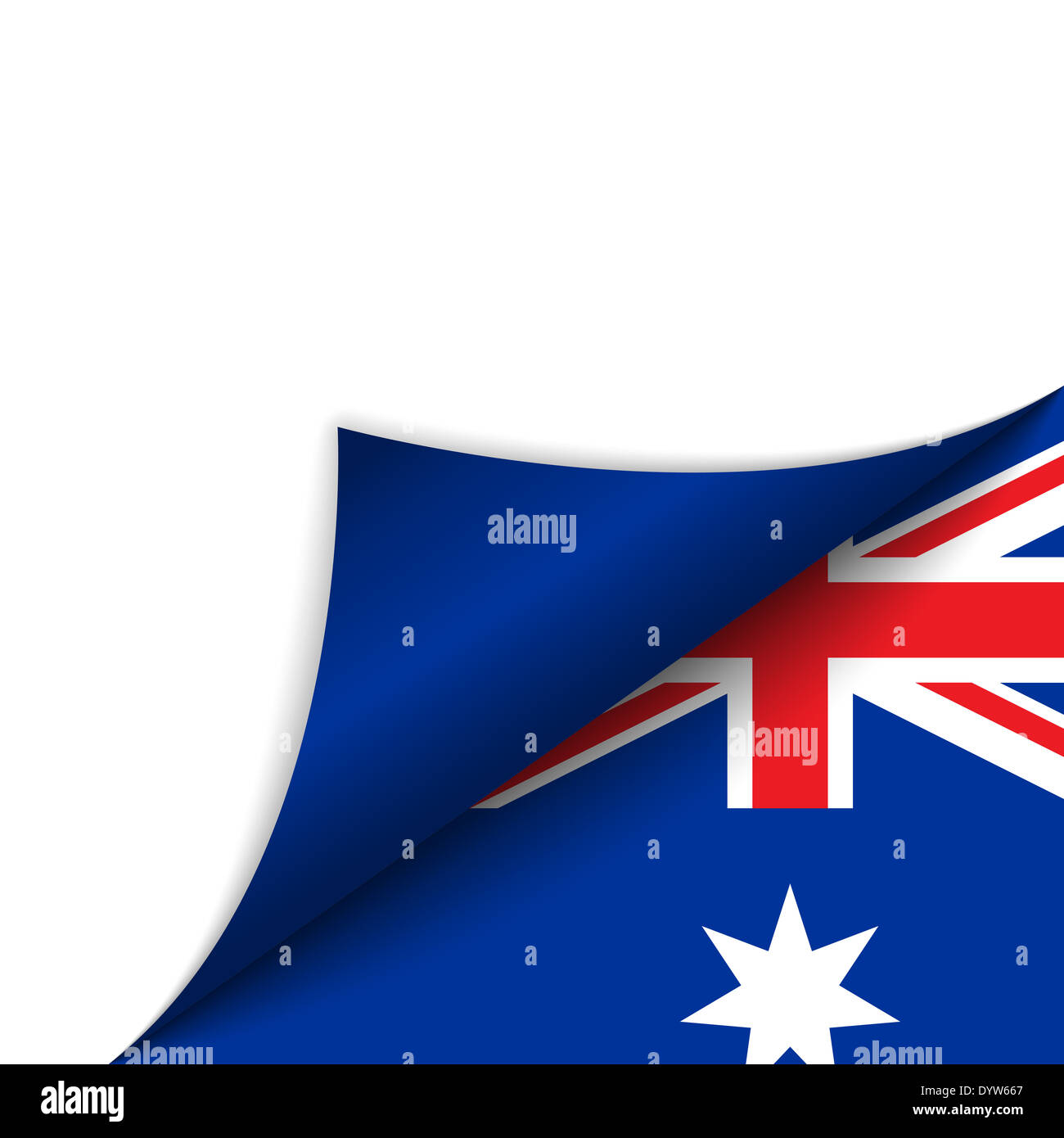 Vector - Australia Country Flag Turning Page Stock Photo - Alamy