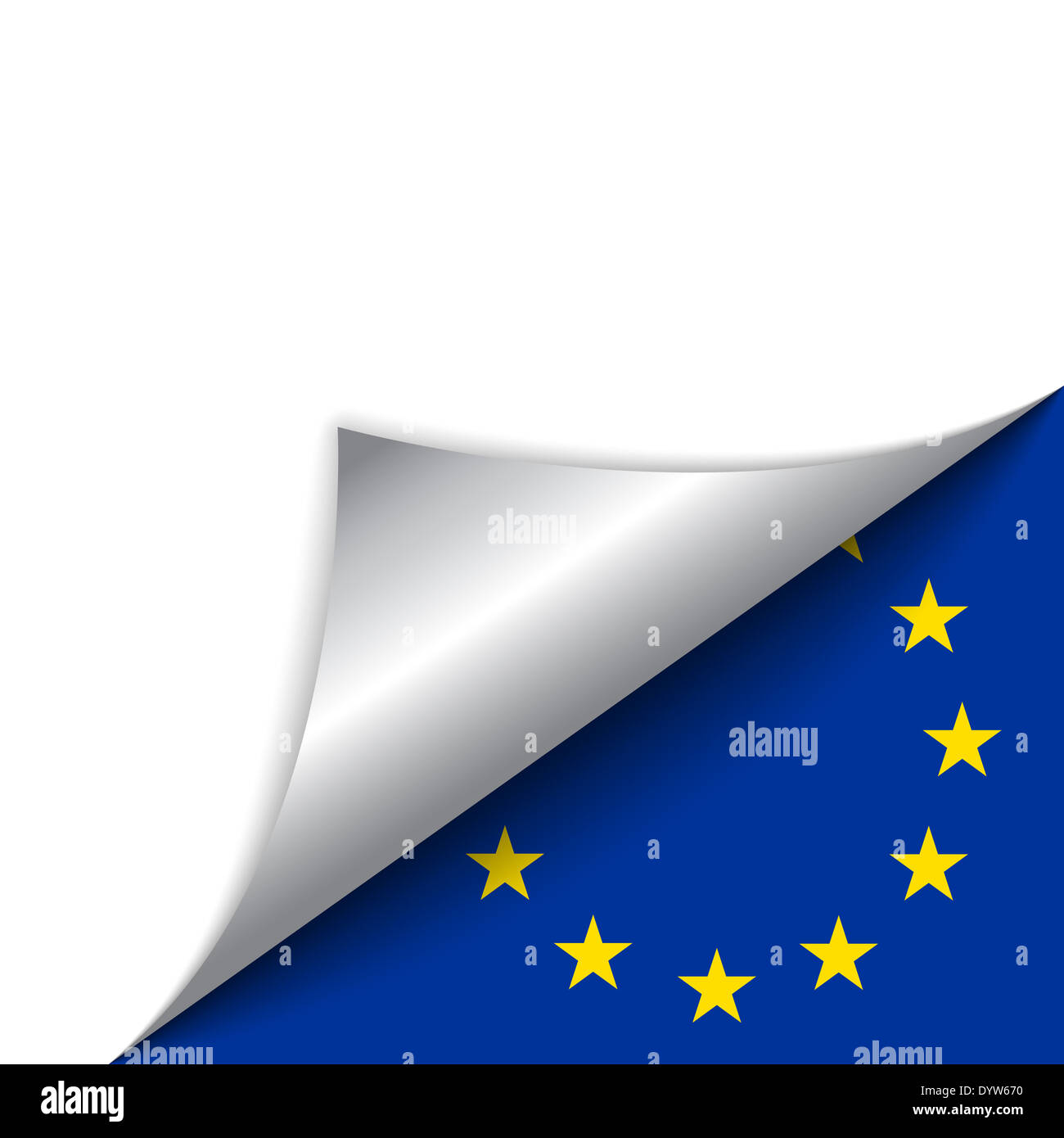 Vector - Europe Country Flag Turning Page Stock Photo - Alamy