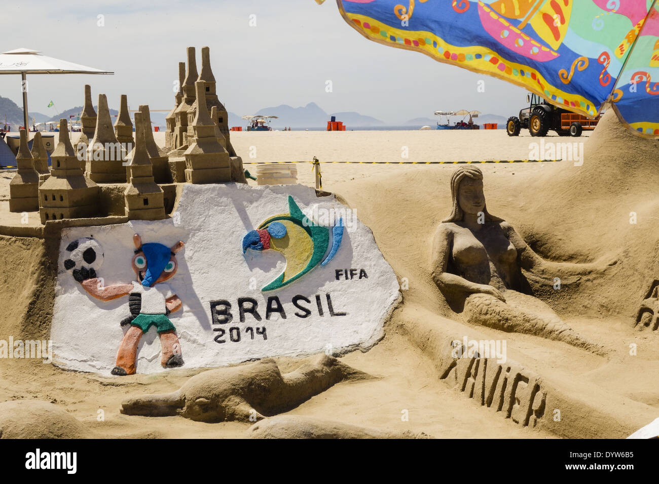 Brazil FIFA World Cup 2014 football world championship, Rio de Janeiro ...