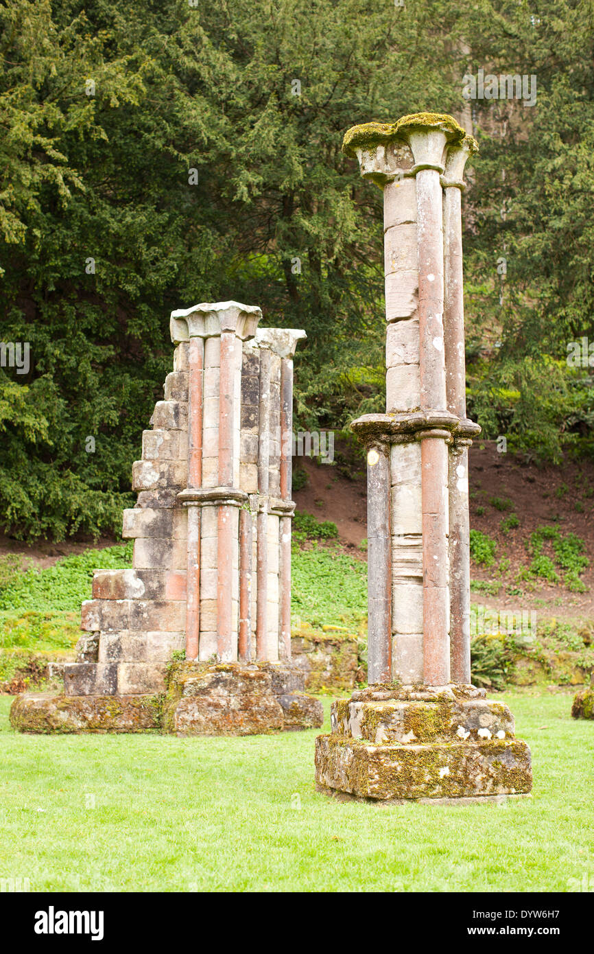 Old building columns Stock Photo - Alamy