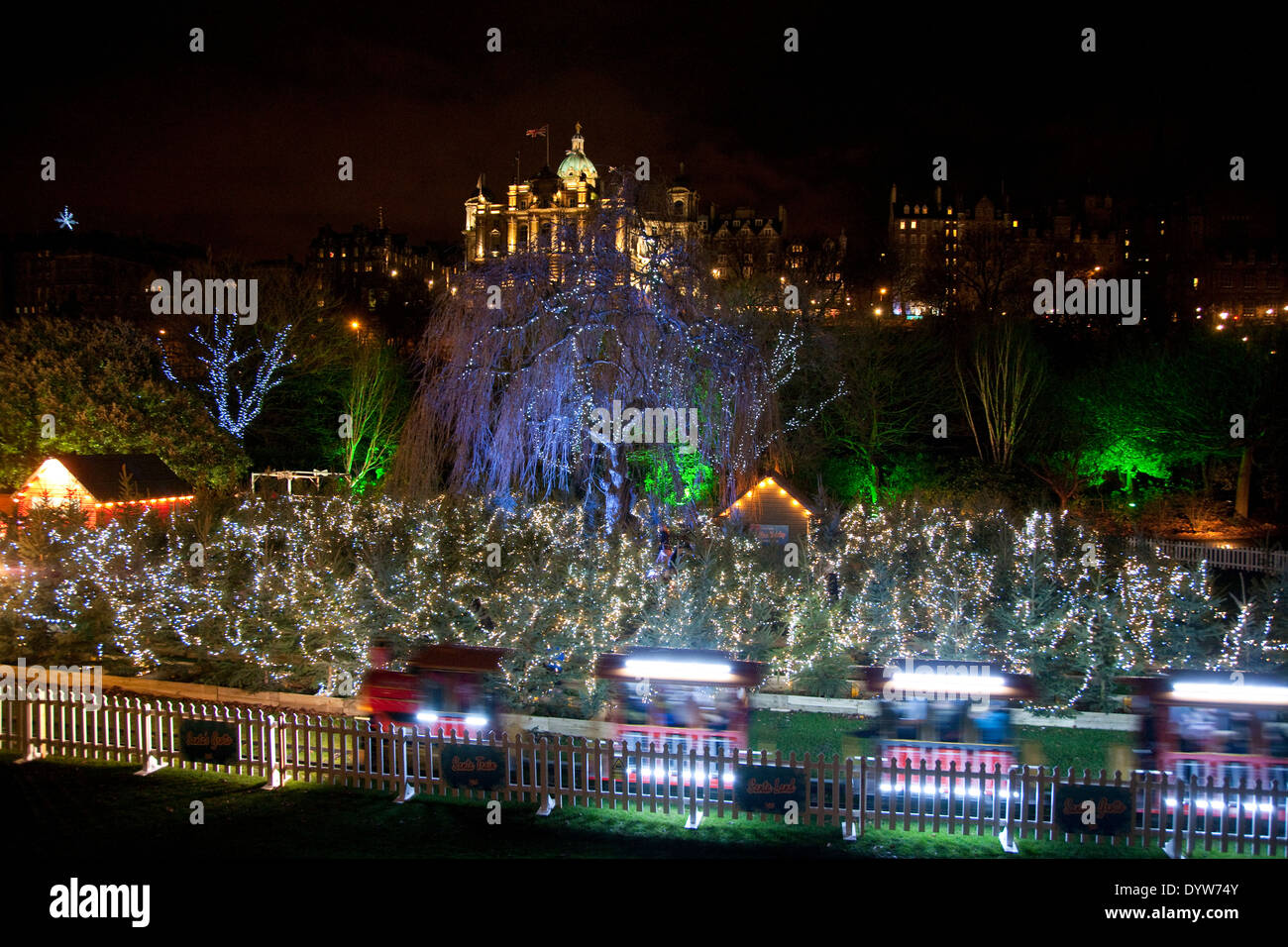 Christmas in Edinburgh Stock Photo - Alamy