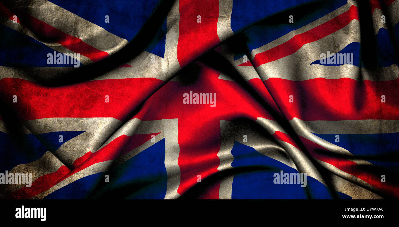 Union Jack flag representing the United Kingdom of Great Britain Stock ...