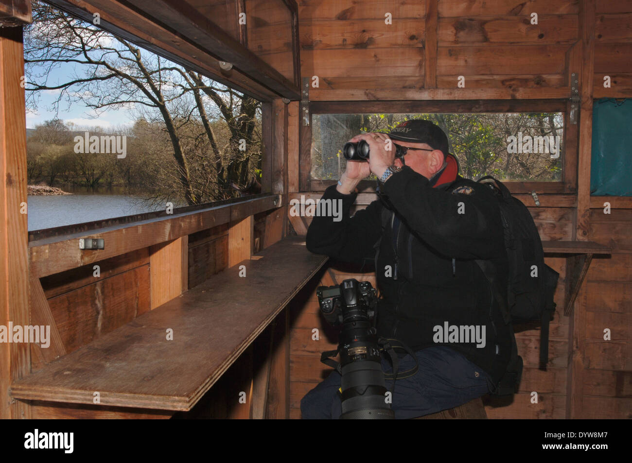 Using a wildlife hide hi-res stock photography and images - Alamy