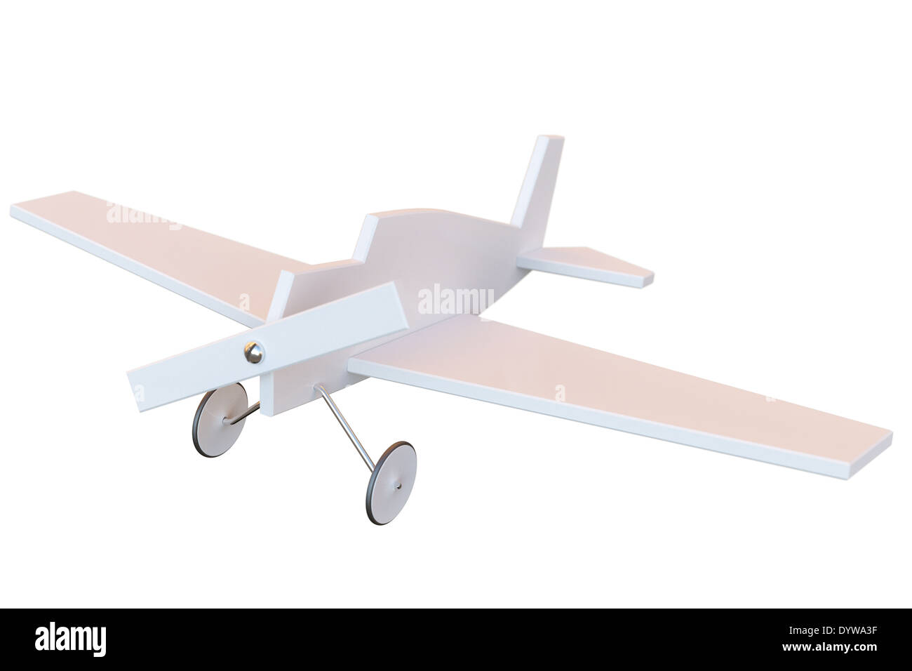 toy plastic plane isolated on white (top view Stock Photo - Alamy