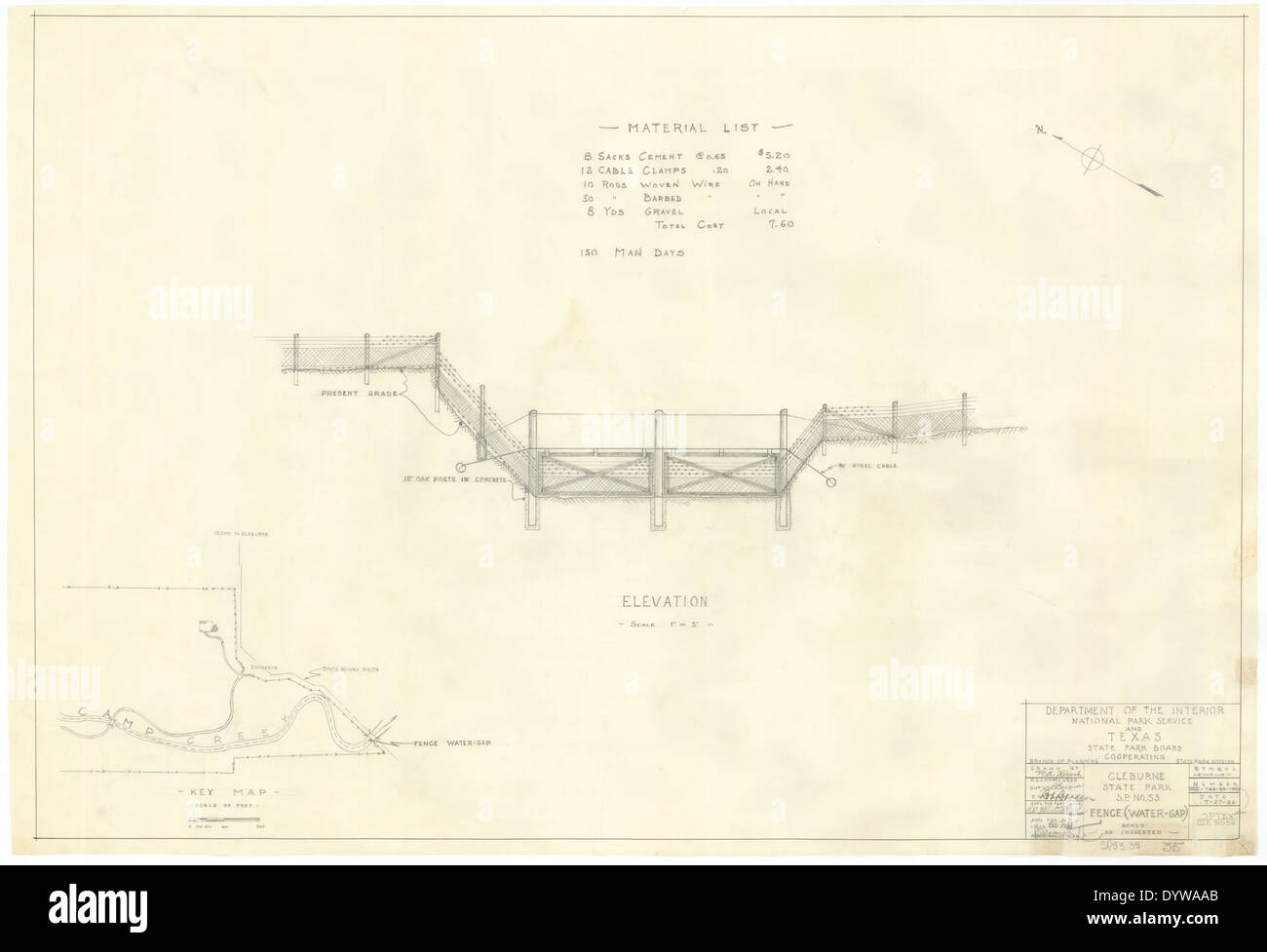The image shows a scene from the Civilian Conservation Corps (CCC) at ...