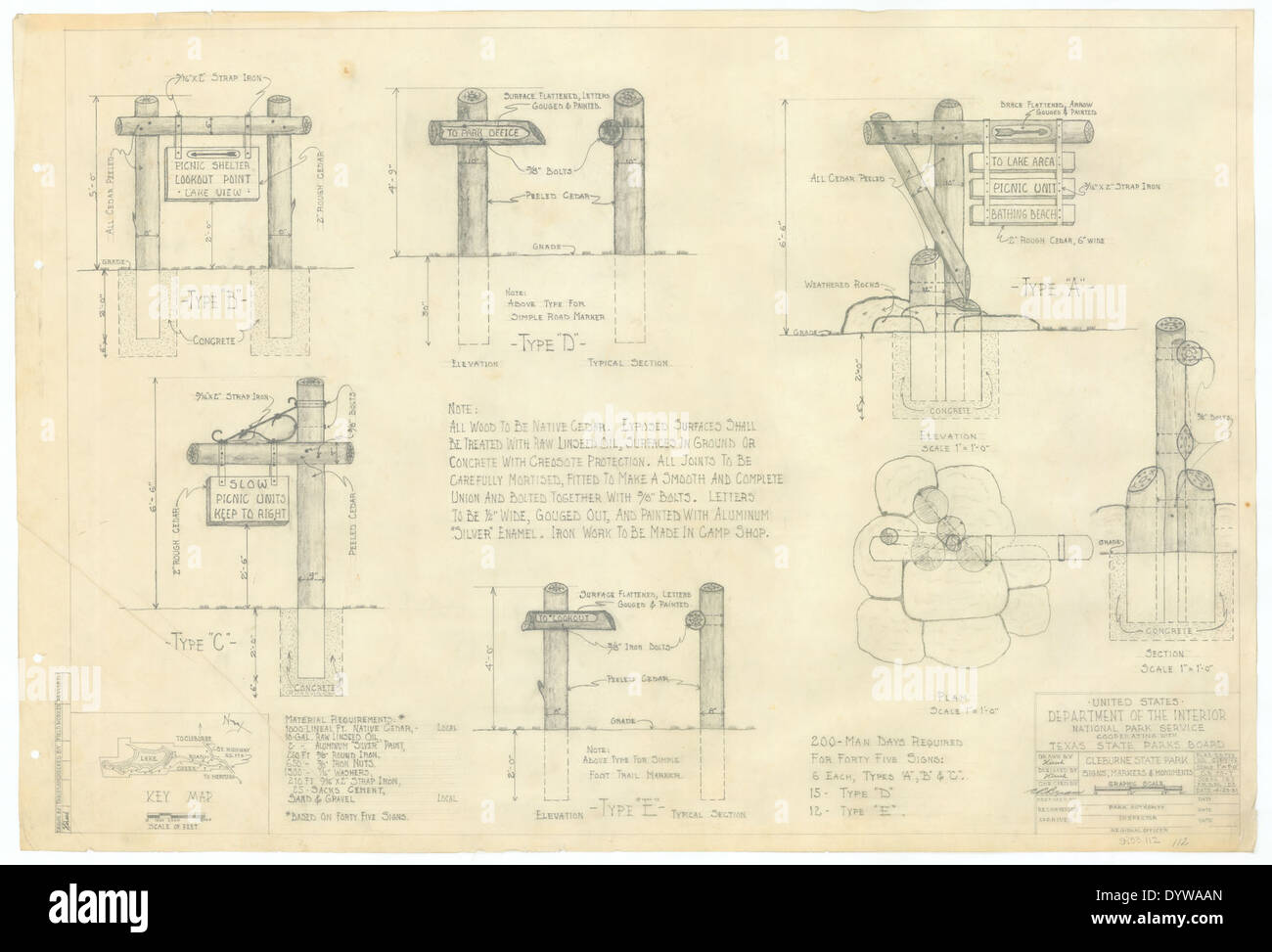 Map of cleburne hi-res stock photography and images - Alamy