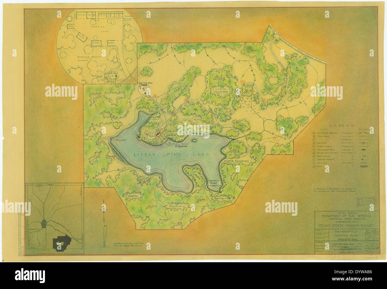 Map of daingerfield hi-res stock photography and images - Alamy