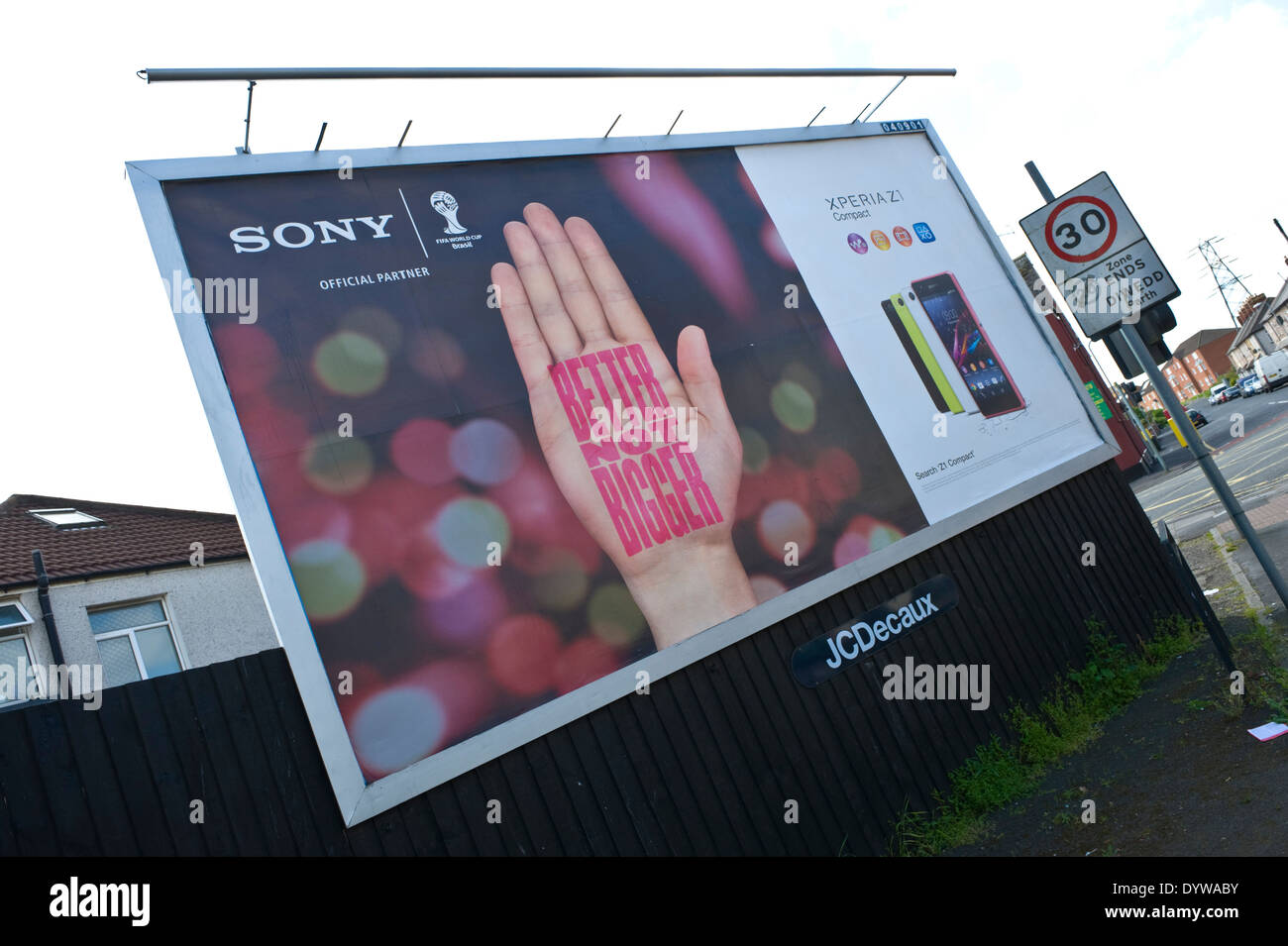 Phone advert poster High Resolution Stock Photography and Images - Alamy