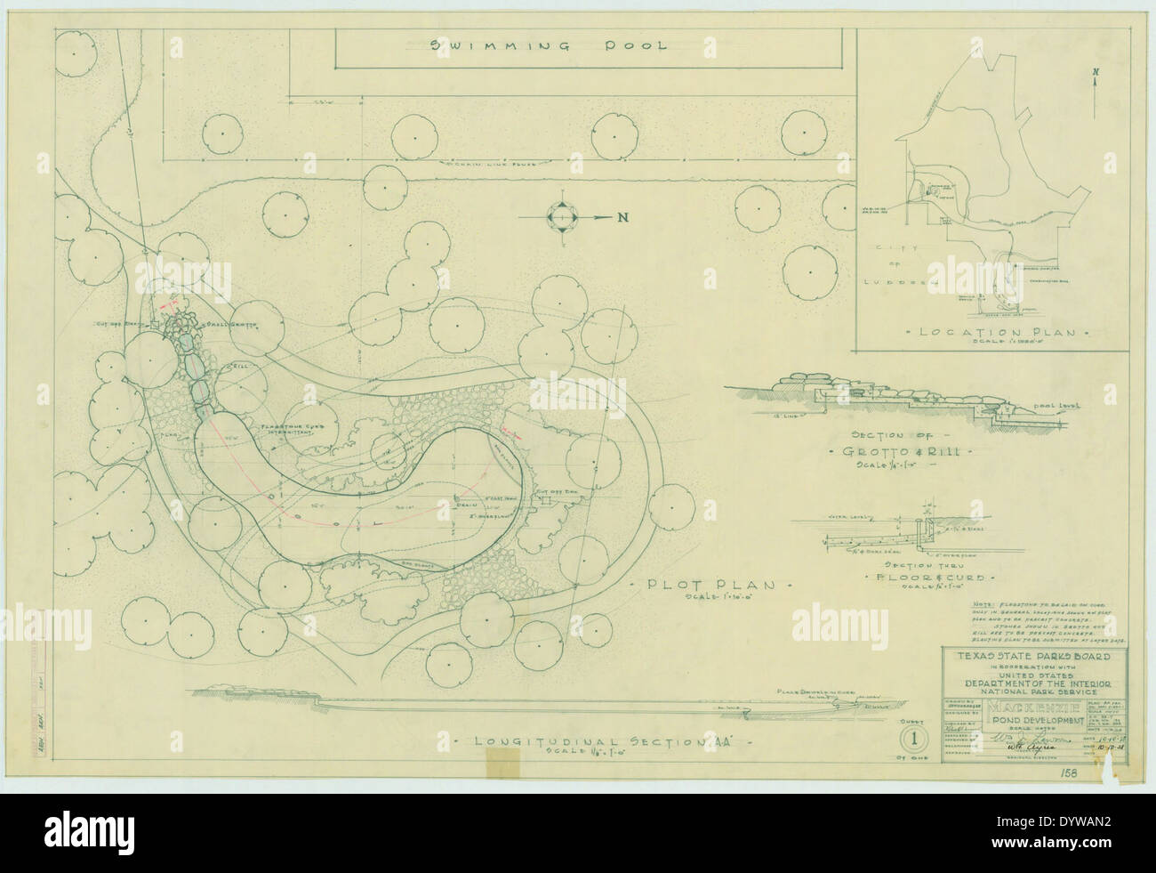 Mackenzie State Park in Texas features significant work by the Civilian ...