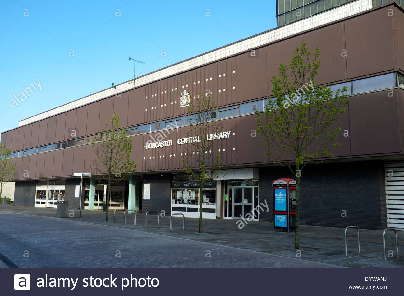Doncaster Central Library, South Yorkshire, UK Stock Photo, Royalty ...