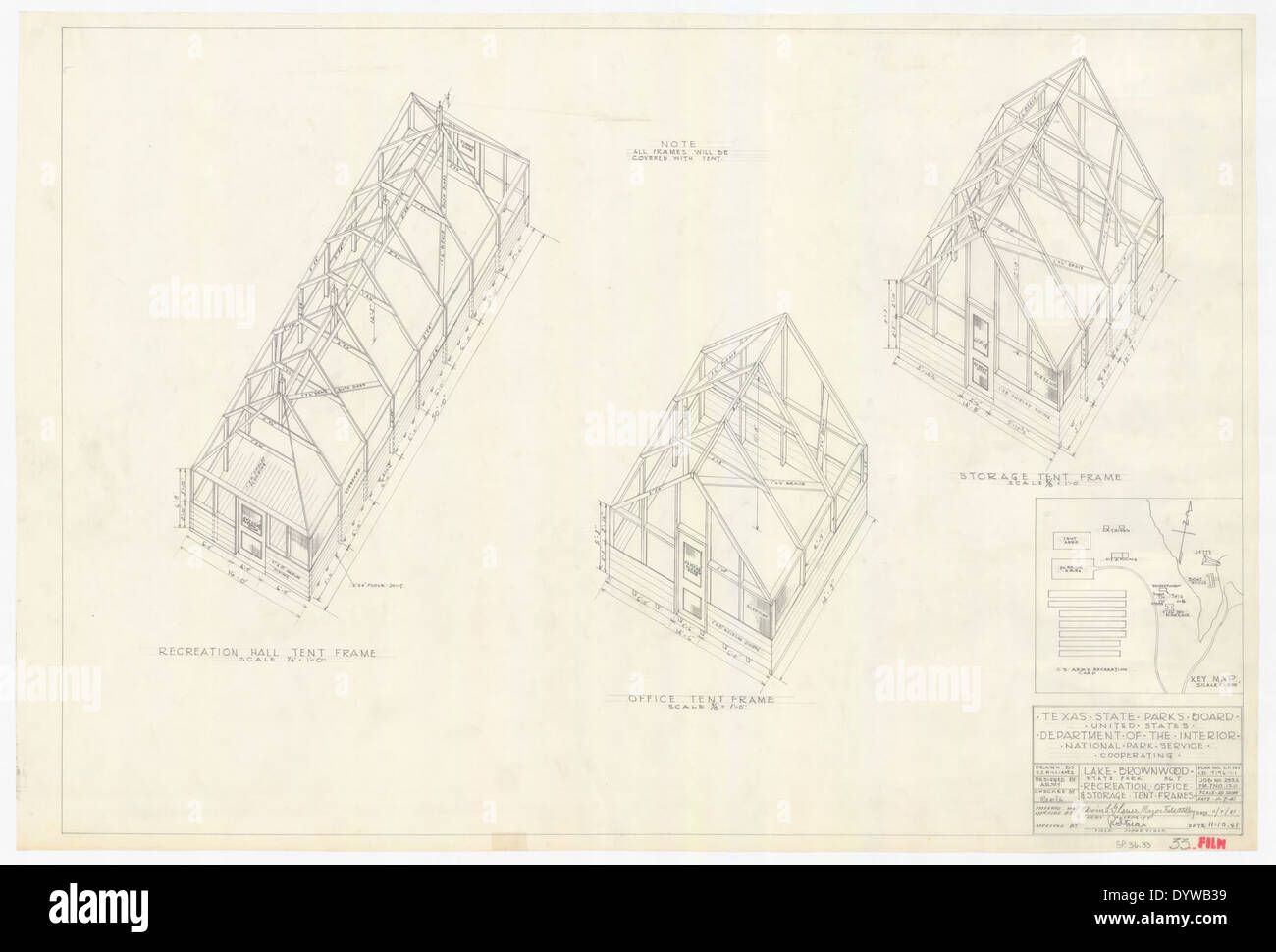 This historic photograph shows a Civilian Conservation Corps (CCC) crew ...