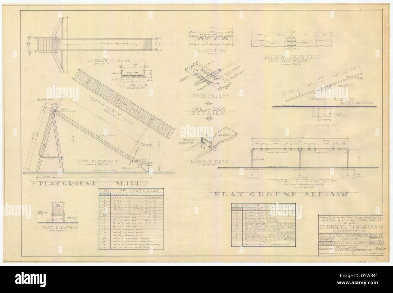 Lake Brownwood State Park in Texas, established by the Civilian ...