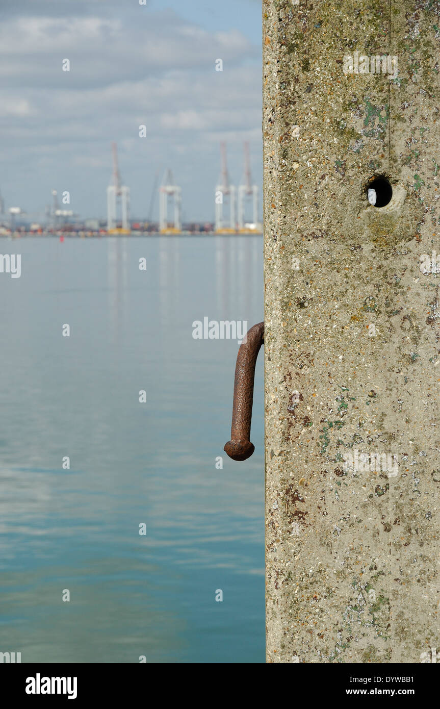 drooping metal mooring pin resembling flaccid penis, erectile ...