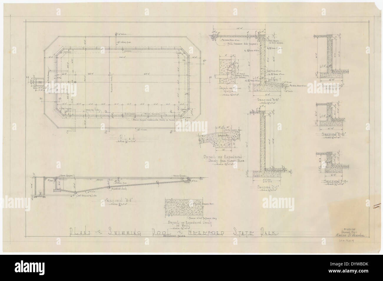 The Civilian Conservation Corps (CCC) project at Hereford Park in Texas ...