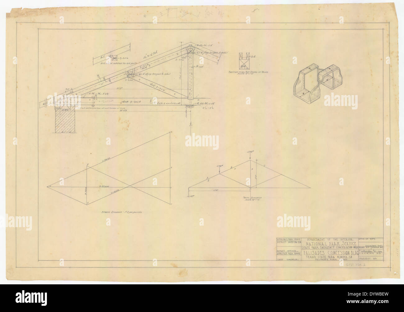 This image from Palisades State Park in Texas shows a historical ...