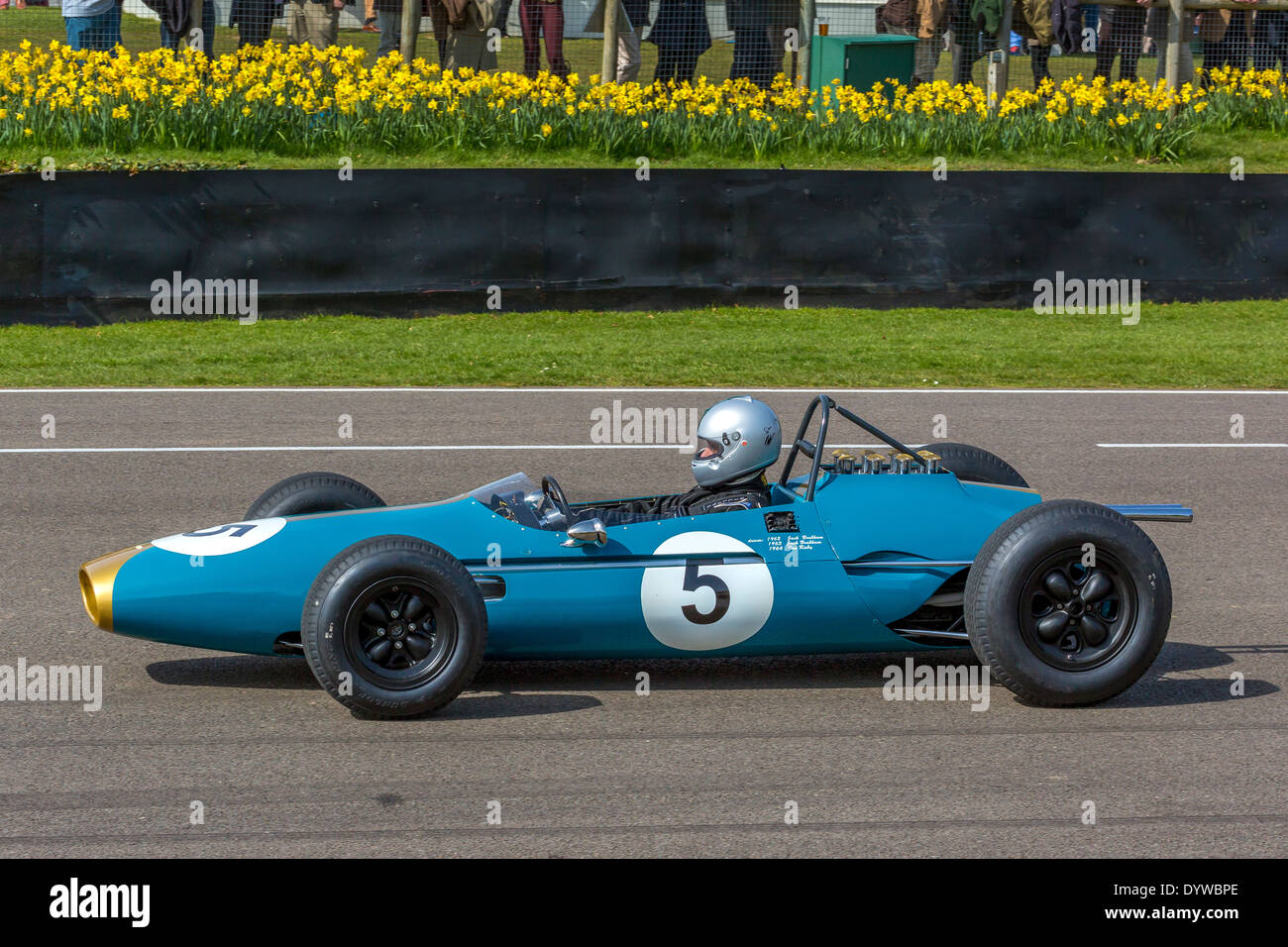 1962 Brabham-Climax BT3 with driver Marco Rollinger. Clark-Stewart Cup ...