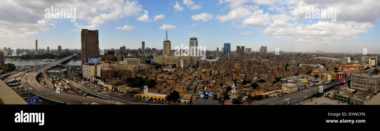 Central cairo panorama looking west hi-res stock photography and images ...