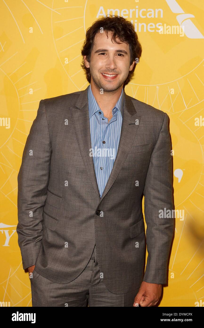 New York, NY, USA. 25th Apr, 2014. Josh Groban at arrivals for Variety ...
