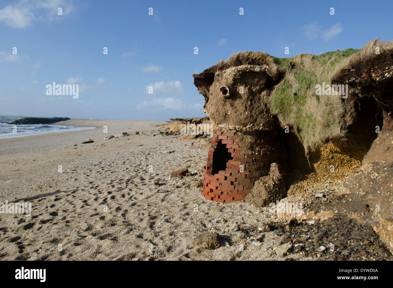 Erosion sea beach receding building hi-res stock photography and images ...