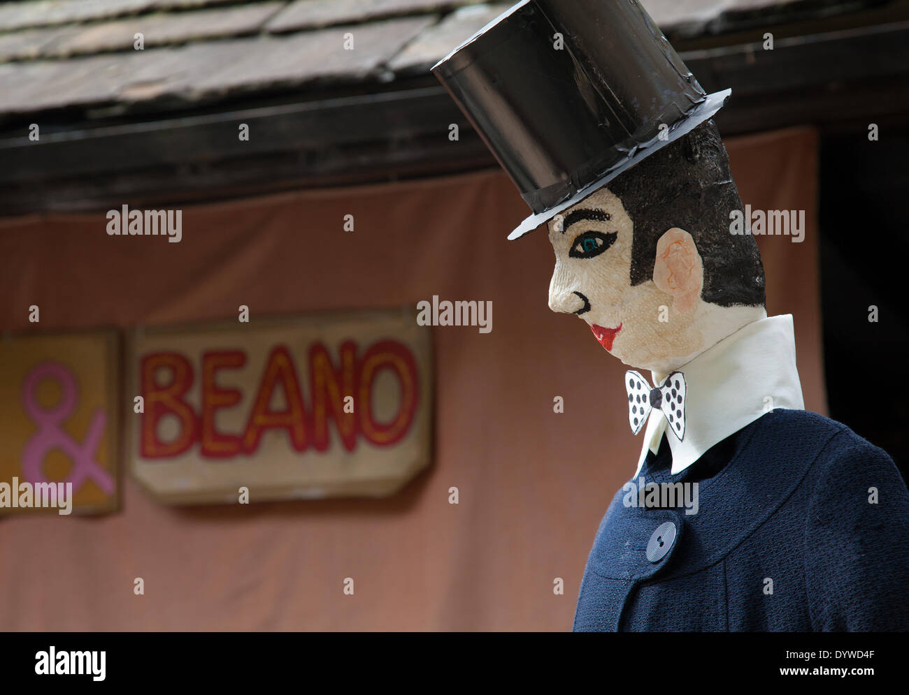 Wray, Lancaster, UK 25th April, 2014. Lord Snooty a Beano. An Eton Toff ...