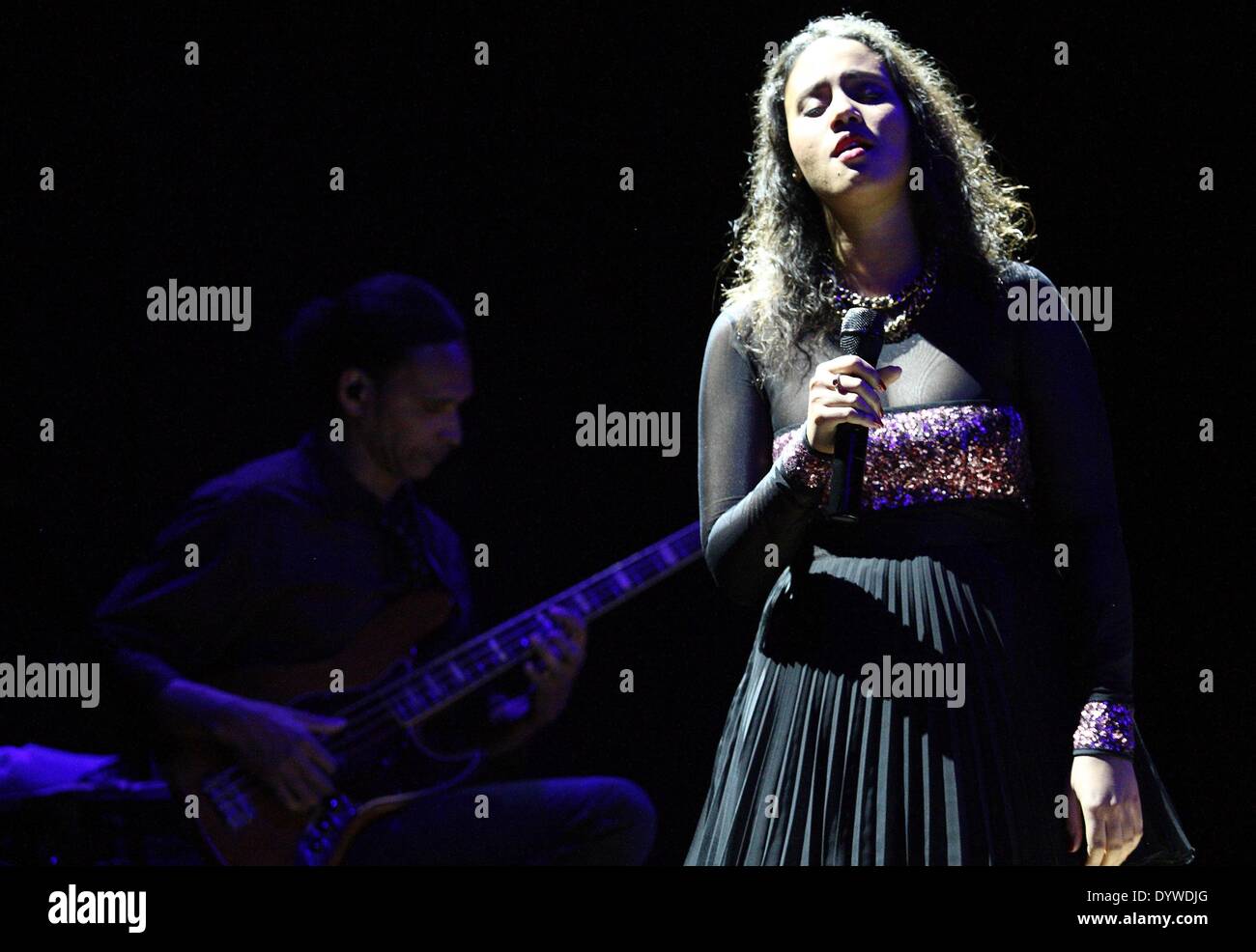 Gdansk, Poland 25th, April 2014 Mayra Andrade performs live on the ...