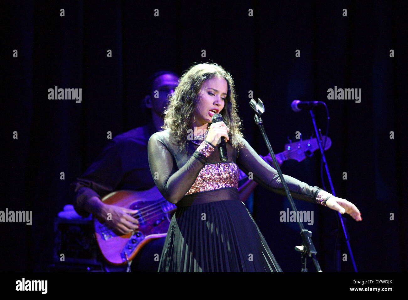 Gdansk, Poland 25th, April 2014 Mayra Andrade performs live on the ...