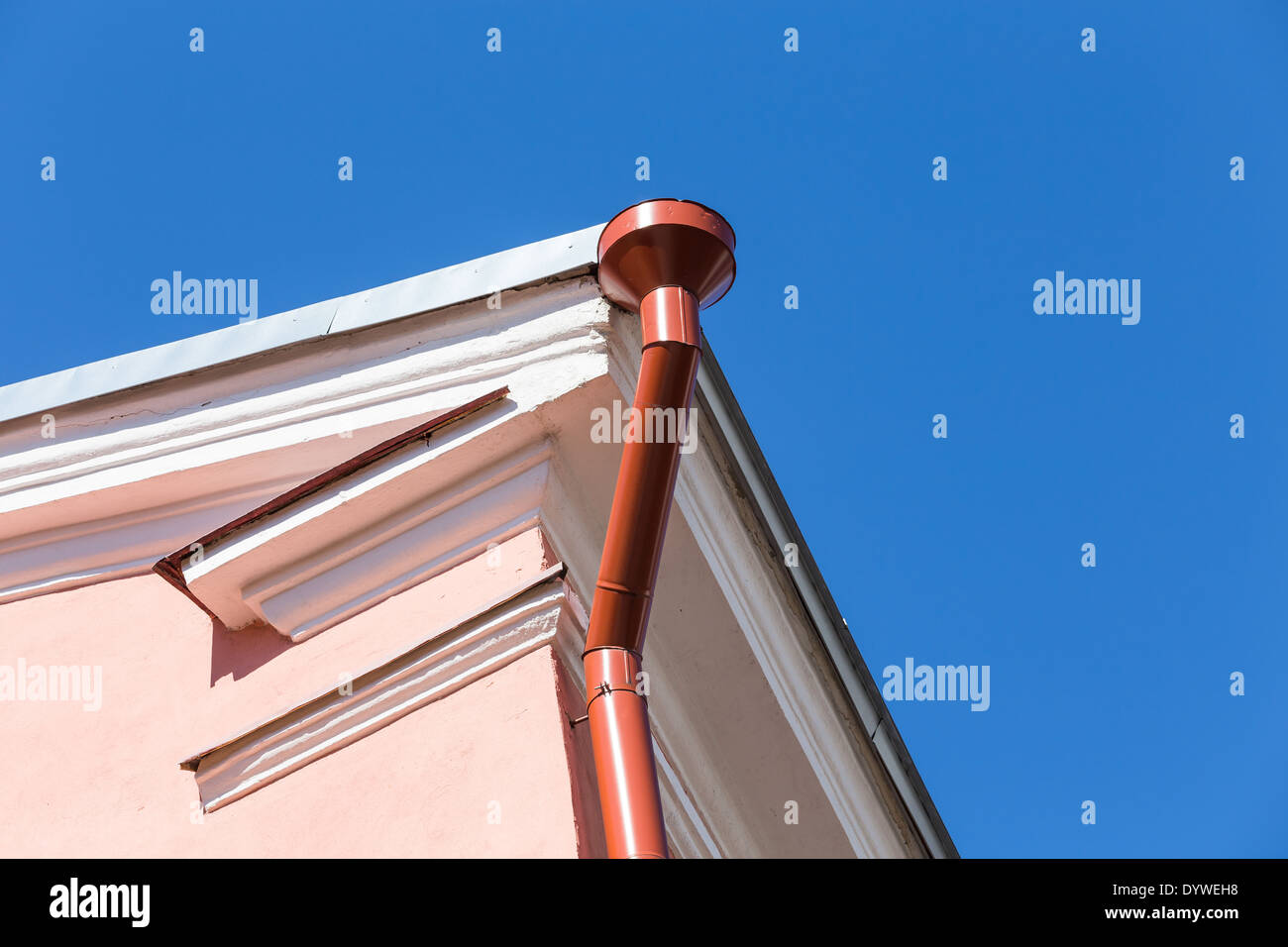 Blue rain pipe hi-res stock photography and images - Alamy