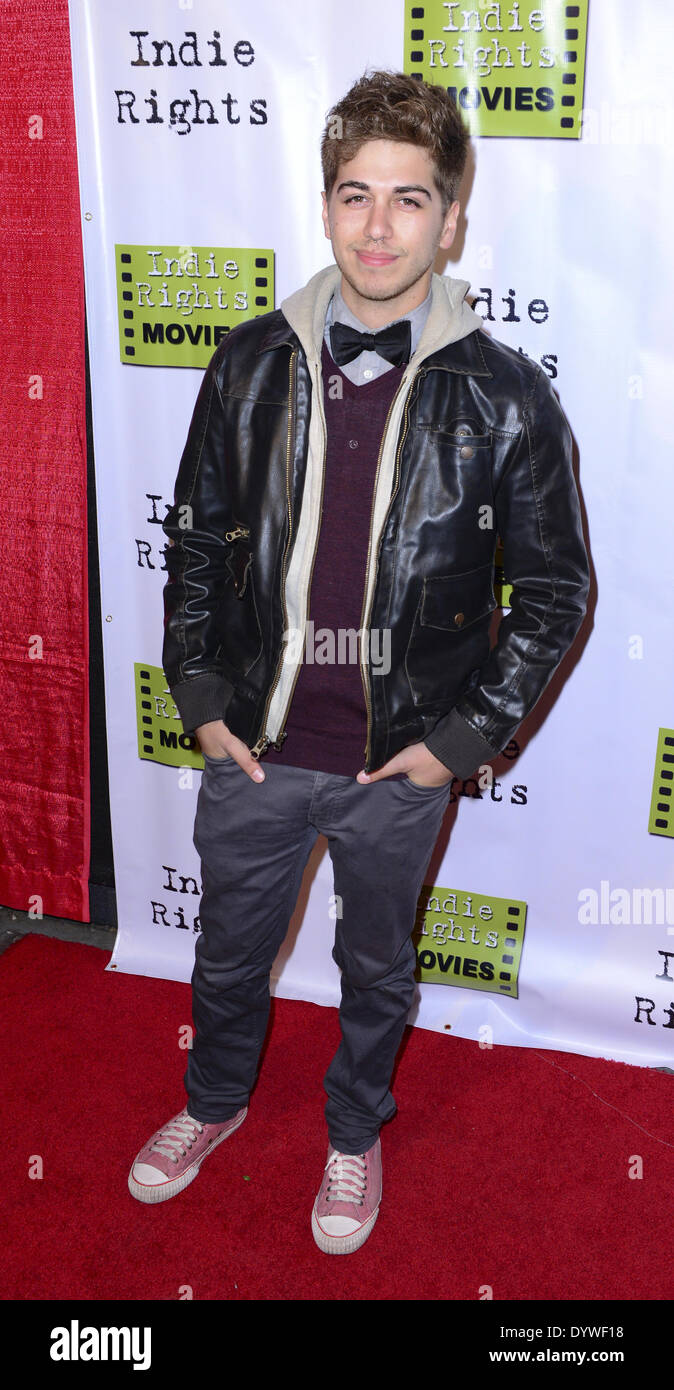 Hollywood, California, USA. 18th Apr, 2014. Anthony Guajardo arrives at ...