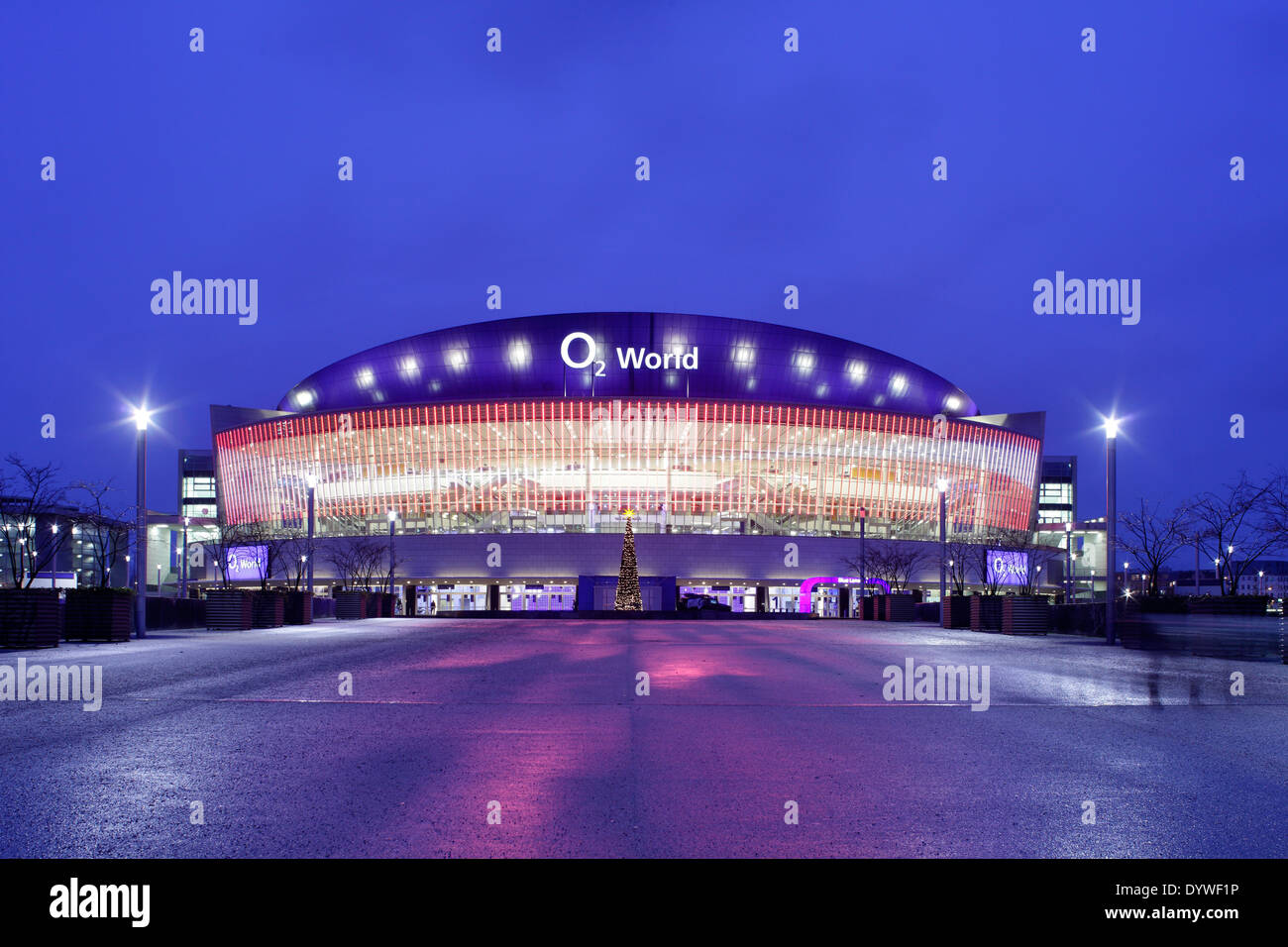 O2 world illuminated night hi-res stock photography and images - Alamy