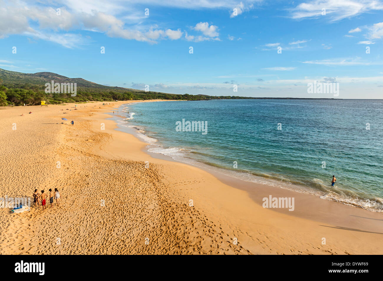 The famous and pristine Big Beach in Maui Stock Photo - Alamy