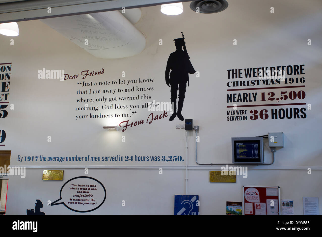 Preston Railway -train -station World War 1 commemoration buffet ...