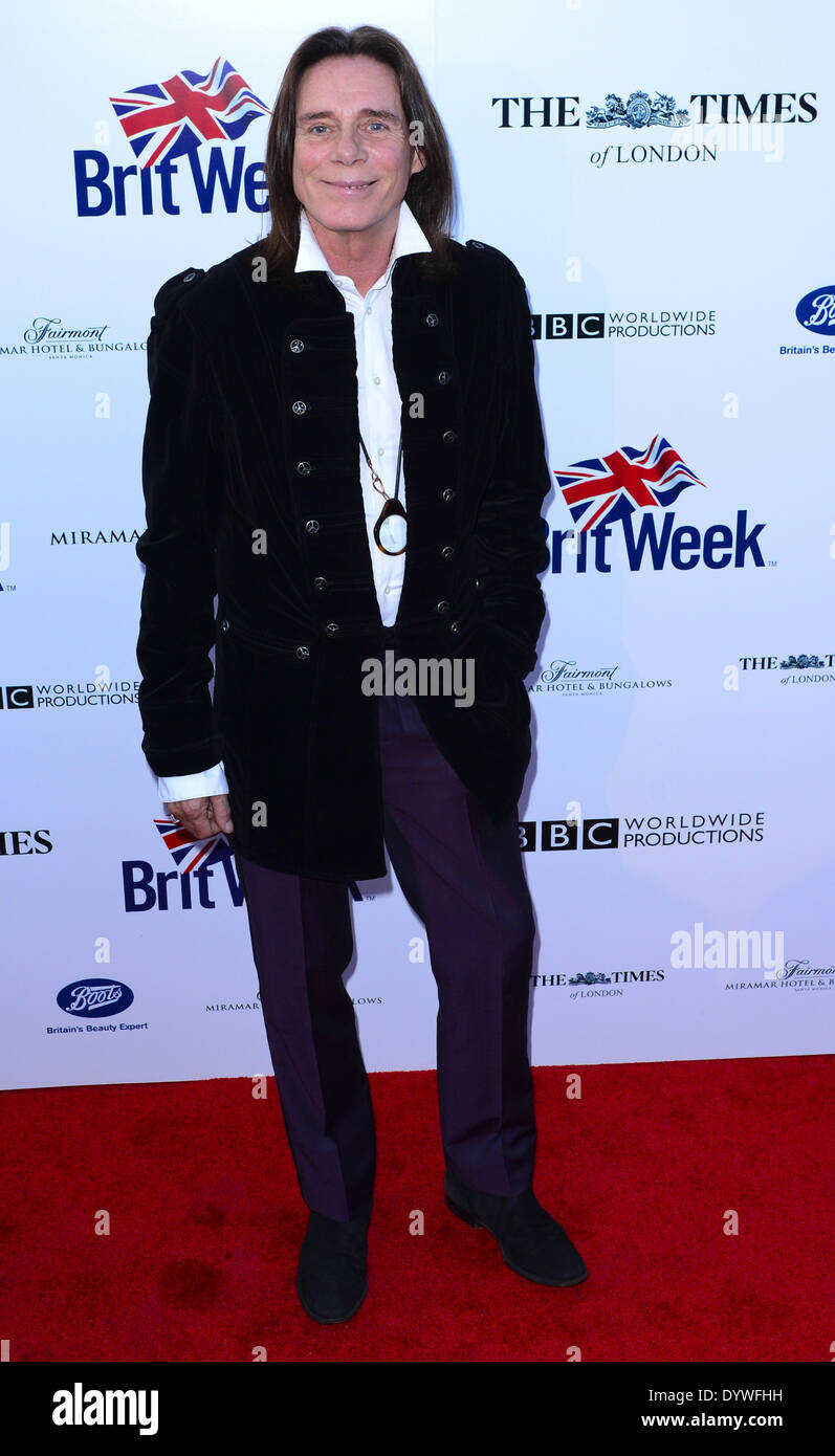 Los Angeles, California, USA. 22nd Apr, 2014. George Blodwell arrives ...