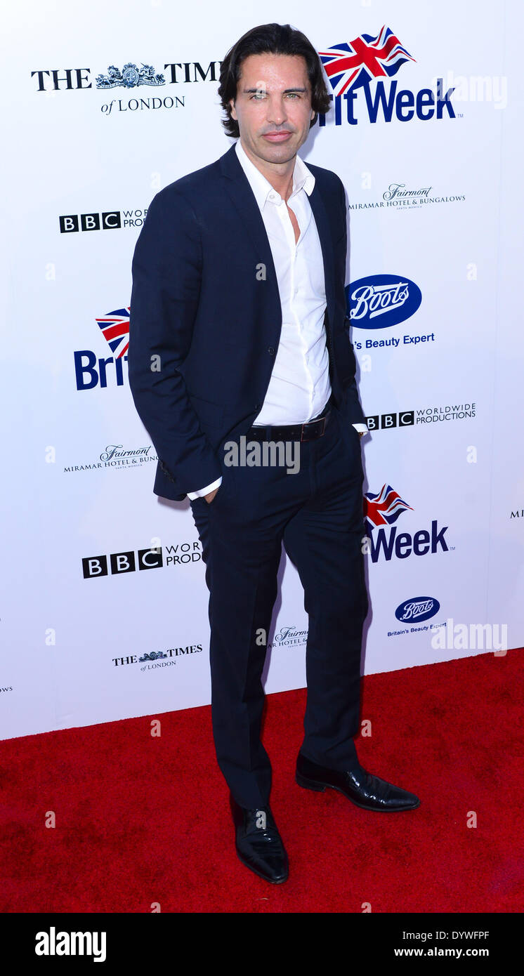 Los Angeles, California, USA. 22nd Apr, 2014. Sean Yazbeck arrives at ...