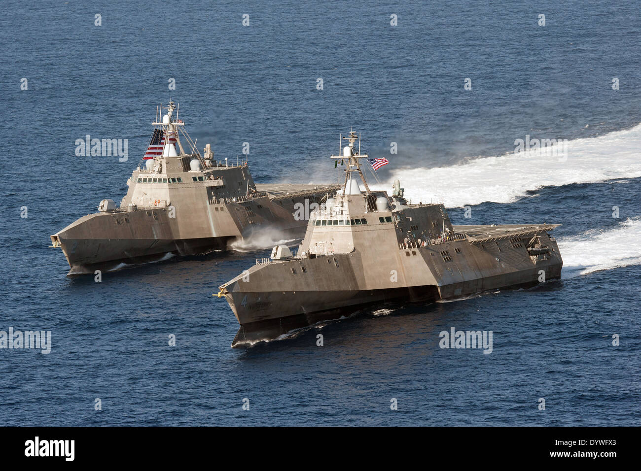 US Navy Independence-class littoral combat ships the USS Independence ...