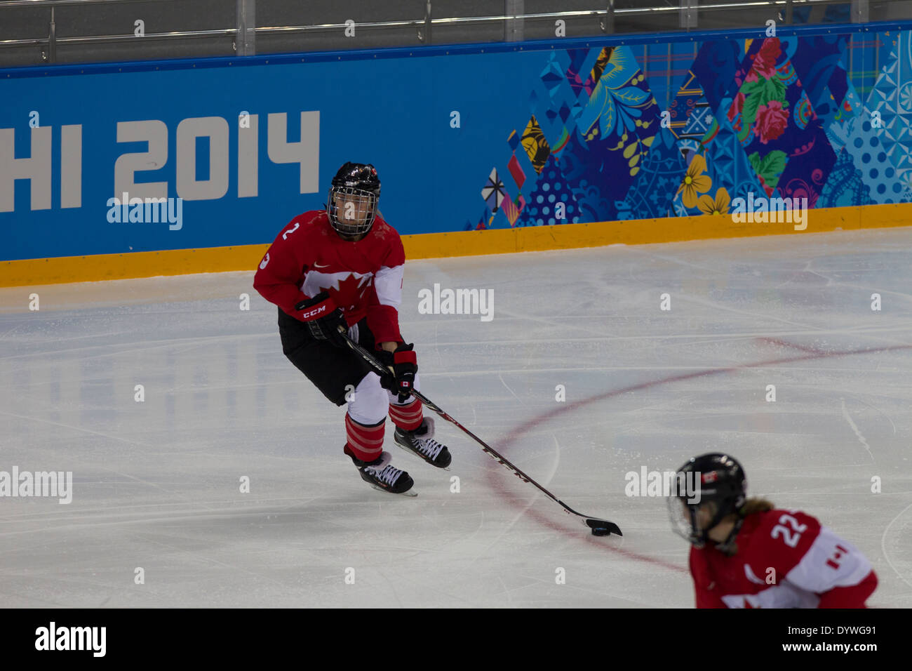 Meghan Agosta (CAN) 2, USA-Canada Women's Ice Hockey at the Olympic ...