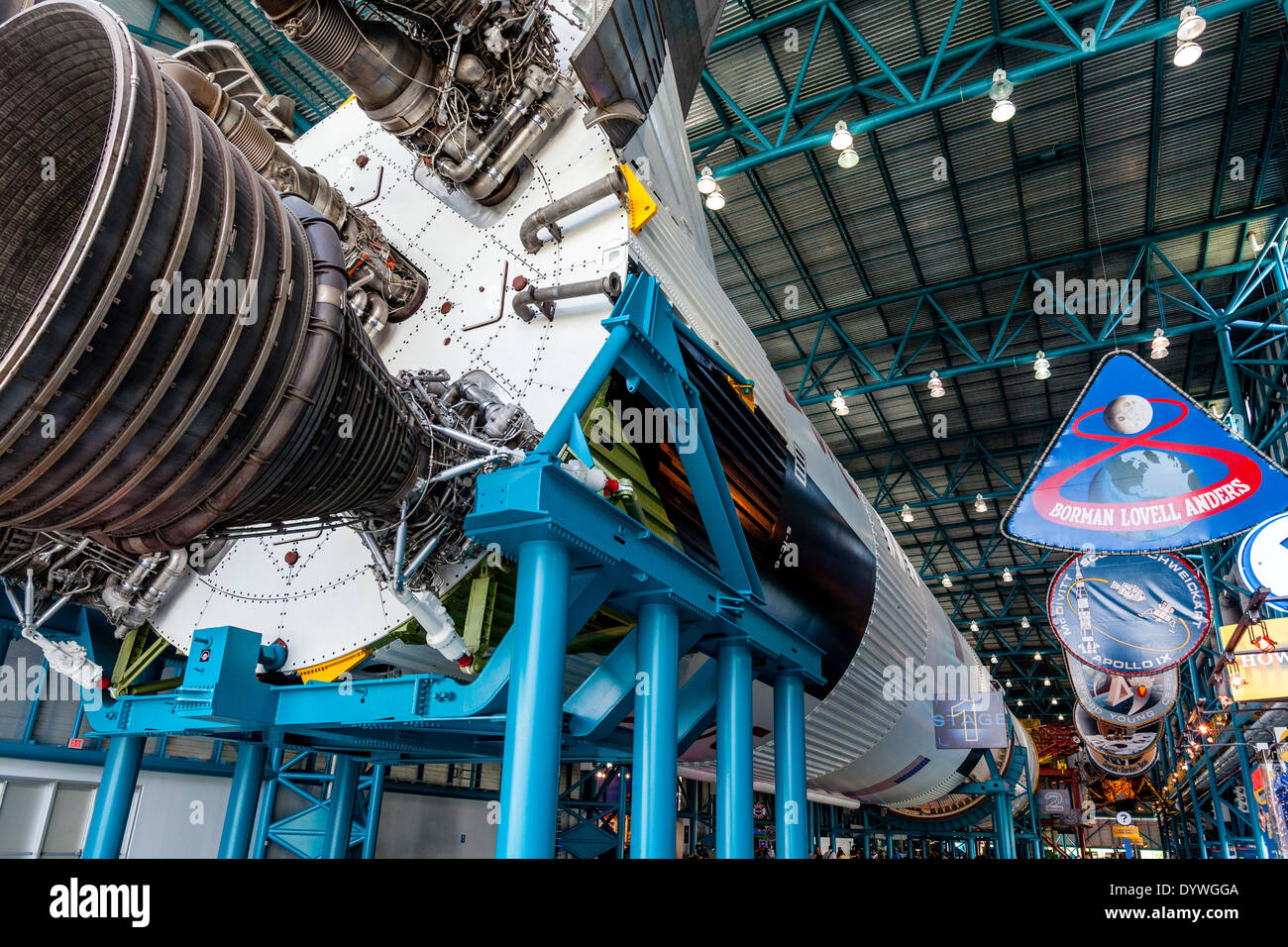 Apollo/Saturn 5 Centre, Kennedy Space Center, Florida, USA Stock Photo ...