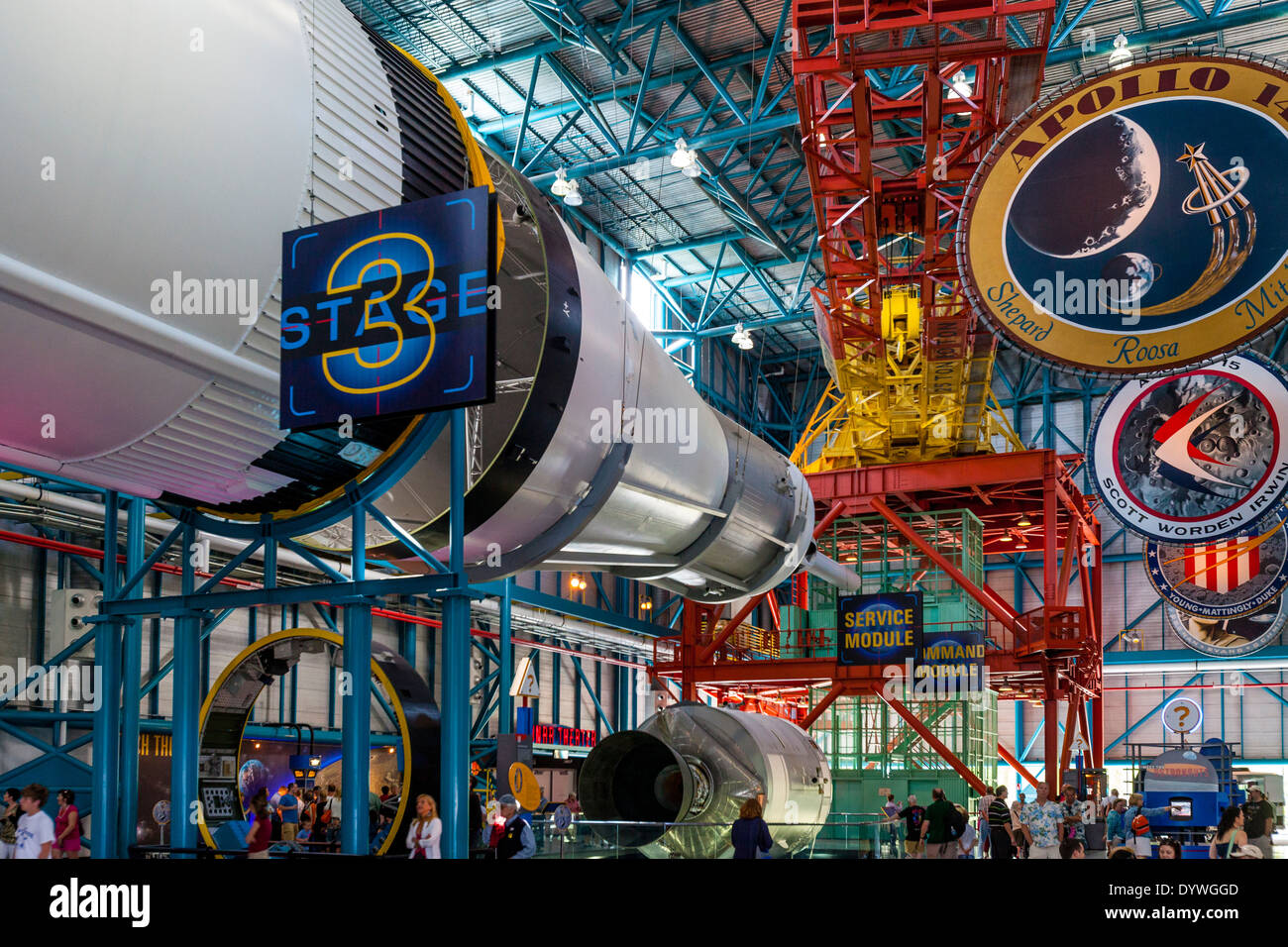 Apollo saturn v center hi-res stock photography and images - Alamy