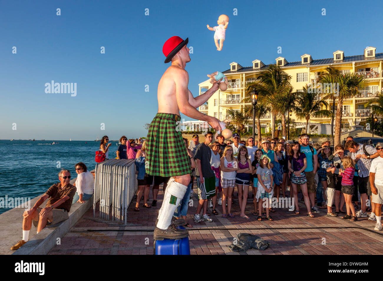 Key west sunset festival hi-res stock photography and images - Alamy