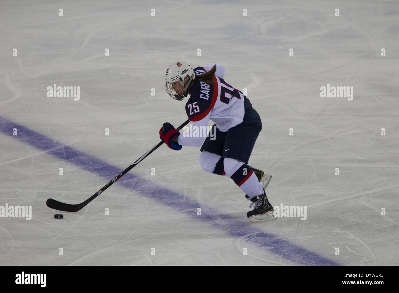 Alex Carpenter (USA), USA-Canada Women's Ice Hockey at the Olympic ...