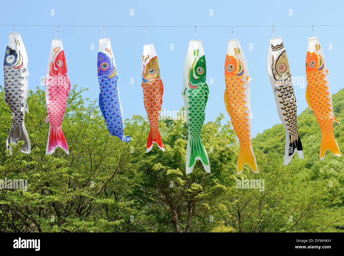 Koinobori fish japanese kite hi-res stock photography and images - Alamy