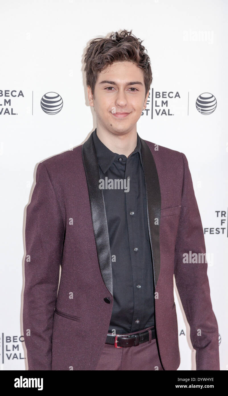 New York, NY, USA - April 24, 2014: Actor Nat Wolff attends the 'Palo ...