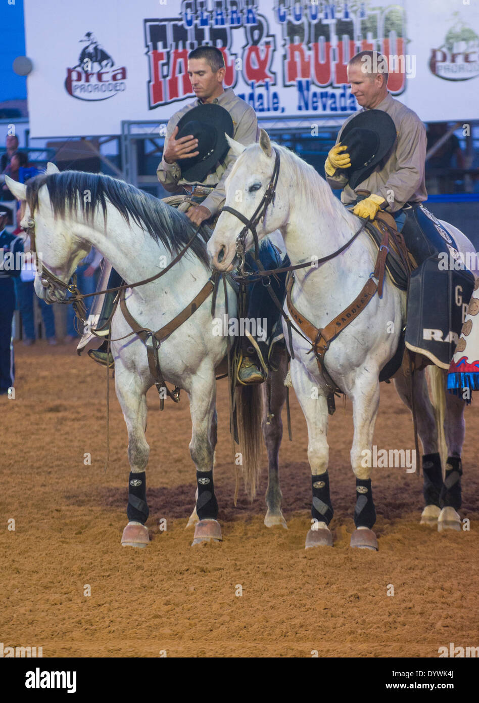 Cowboys Participates in the opening ceremony at the Clark County Fair ...