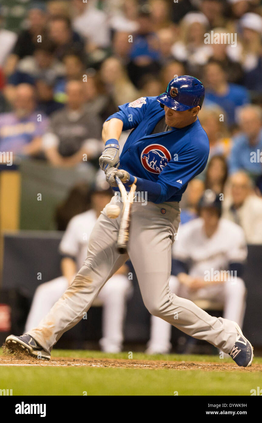Milwaukee, Wisconsin, USA. 25th Apr, 2014. April 25, 2014: Chicago Cubs ...
