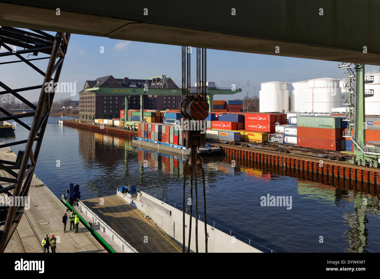 Berlin germany looking container terminal hi-res stock photography and ...