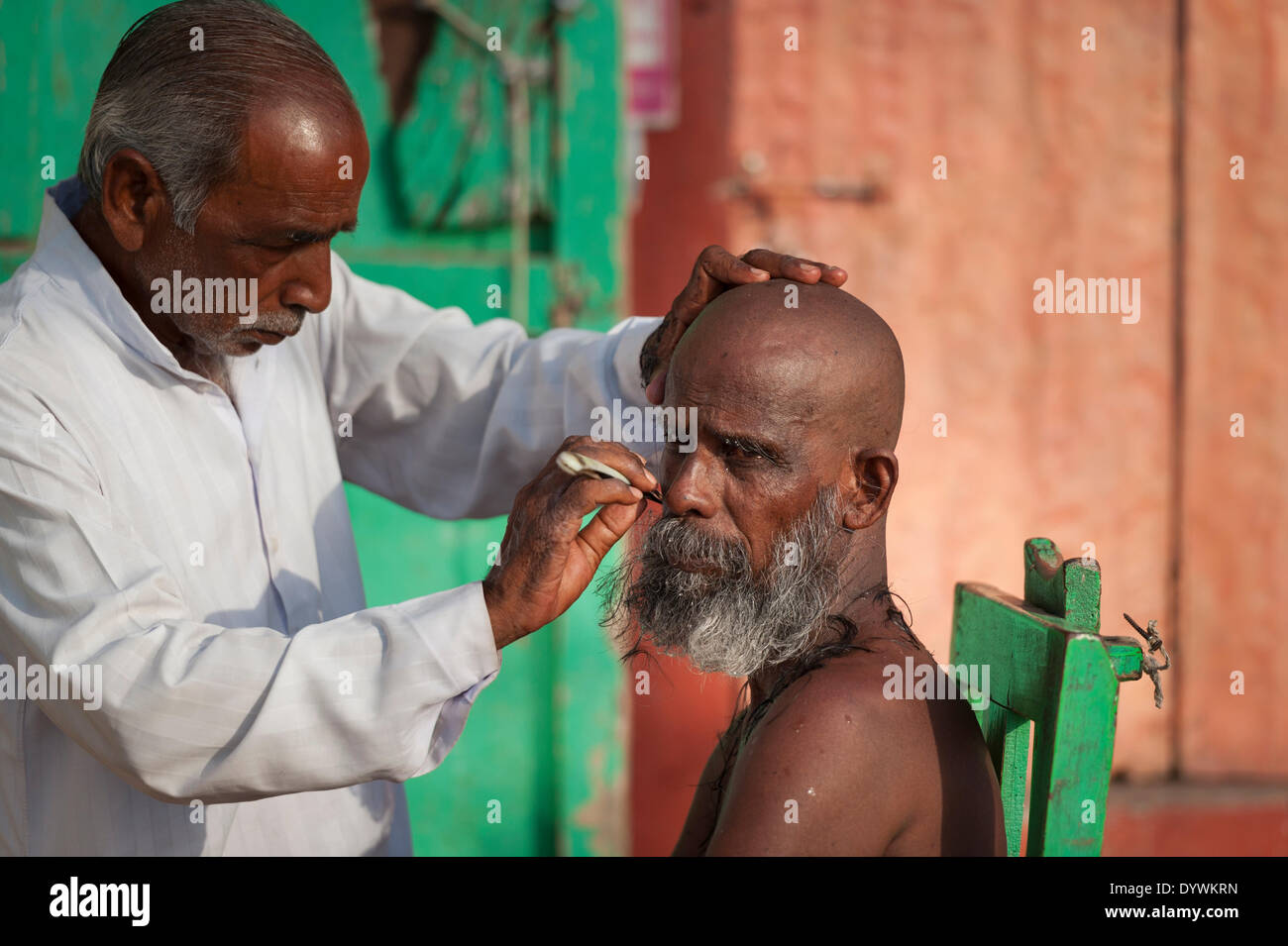 Indian male head shaved hi-res stock photography and images - Alamy